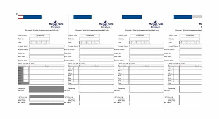 13 Deposit Slip Templates Word - Free Sample Templates