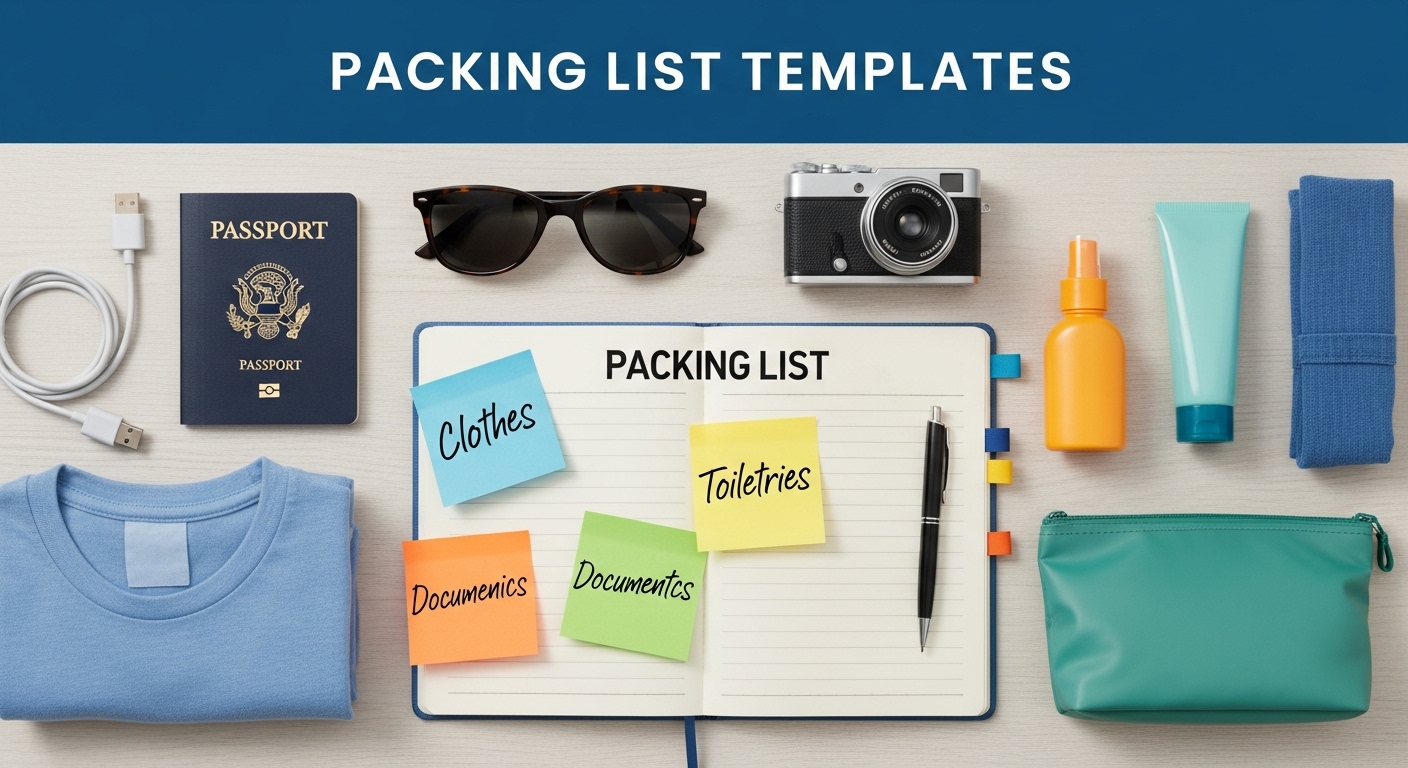 6 Packing List Templates - Free Sample Templates