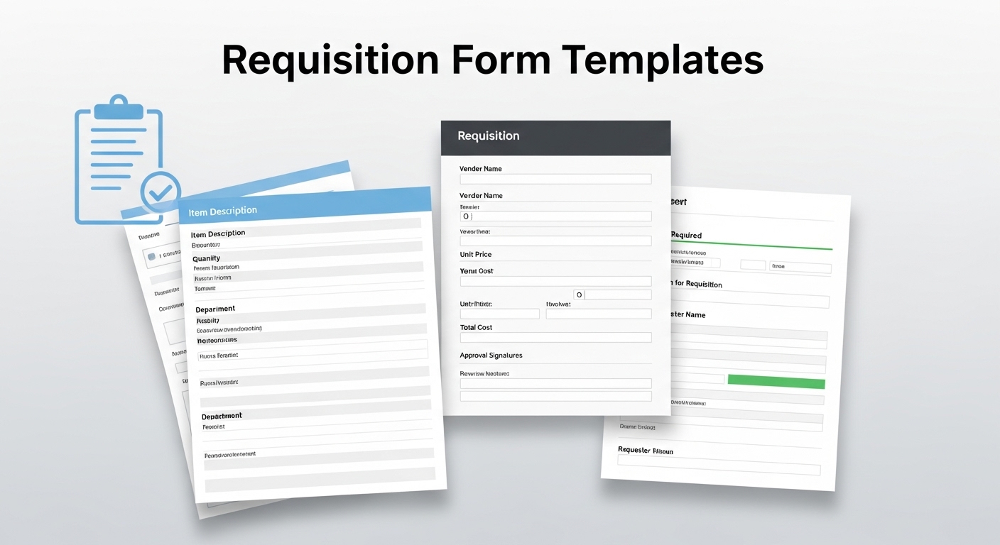 12 Requisition Form Templates - Free Sample Templates