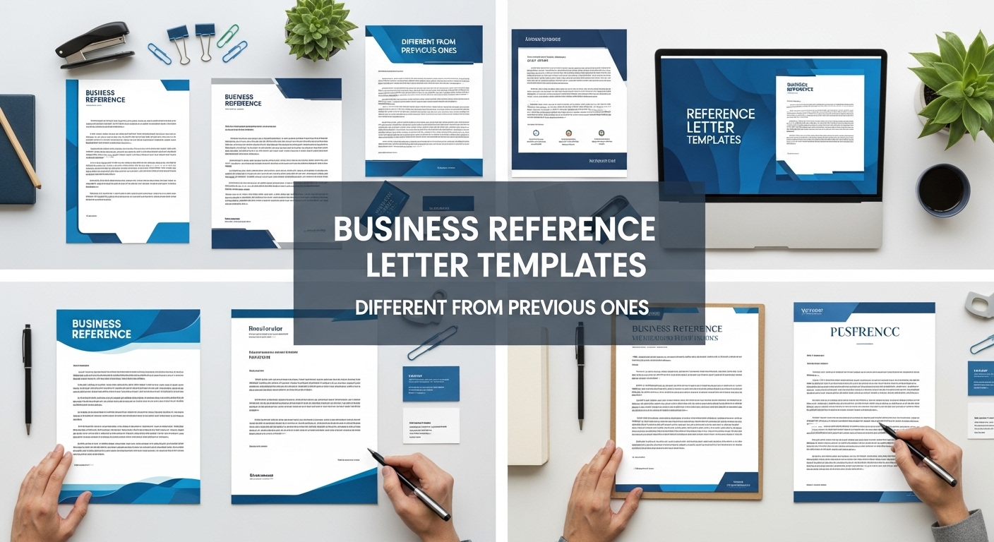 5 Business Reference Letter Templates - Free Sample Templates