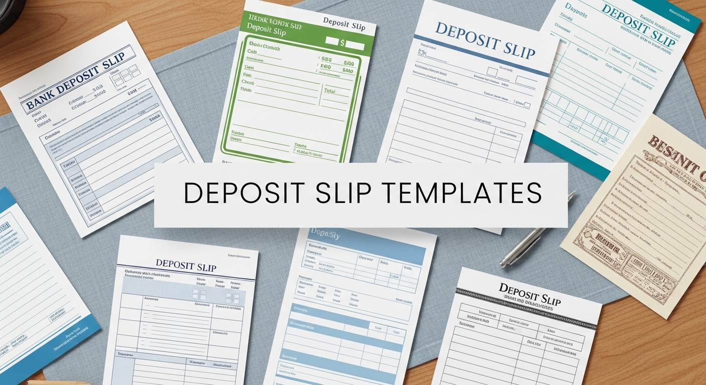 13 Deposit Slip Templates Word - Free Sample Templates