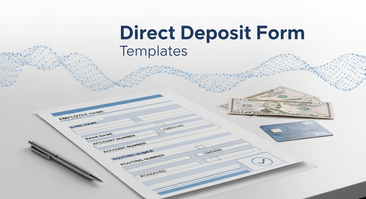 10 Direct Deposit Form Templates - Free Sample Templates
