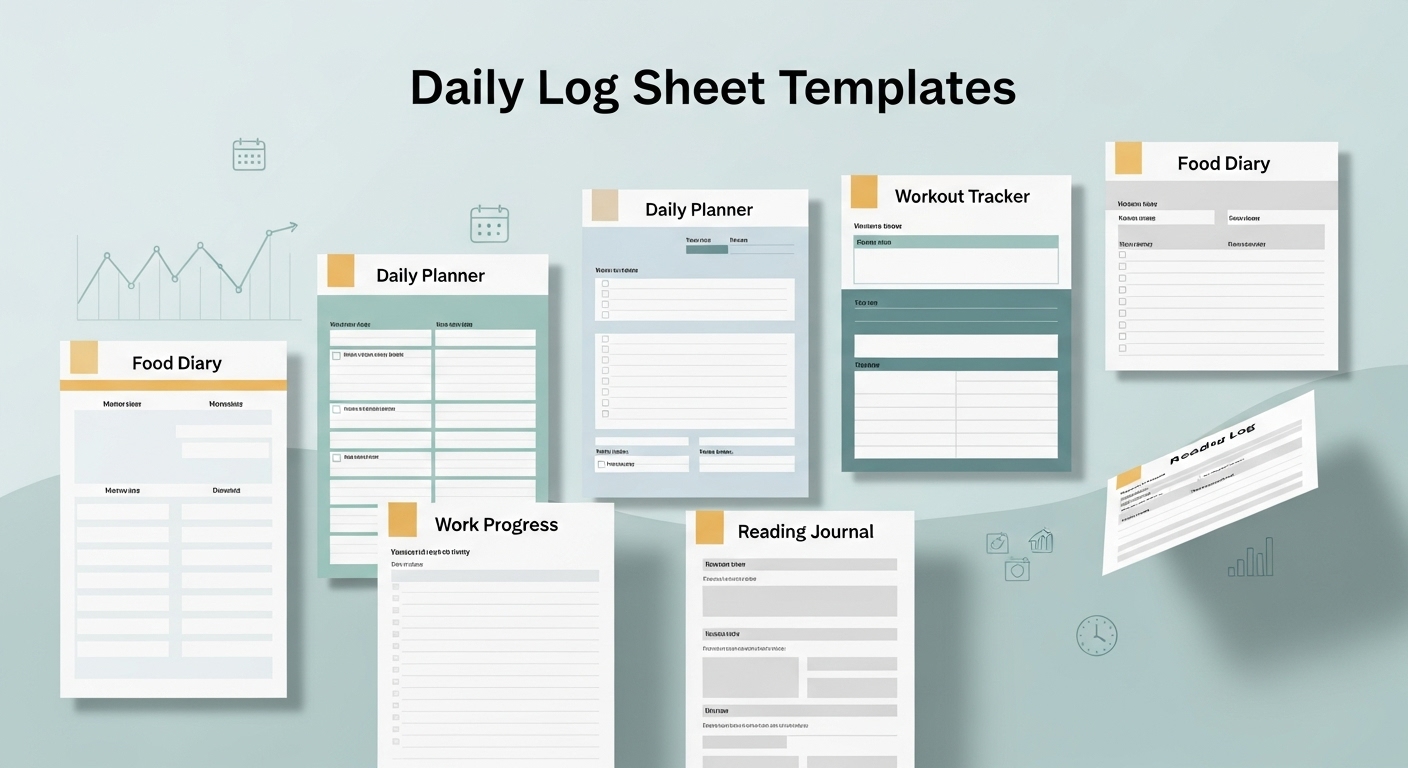 5 Daily Log Sheet Templates - Free Sample Templates